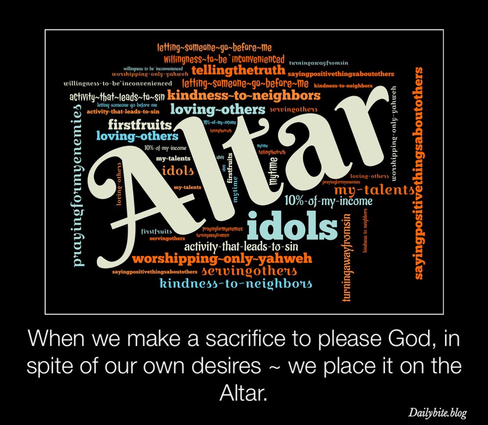 Today’s word: Altar | Daily Bite