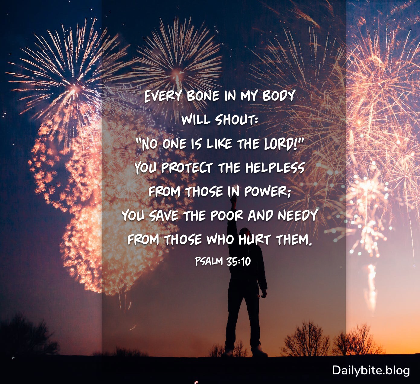 Day 35, Psalm 35 | Daily Bite