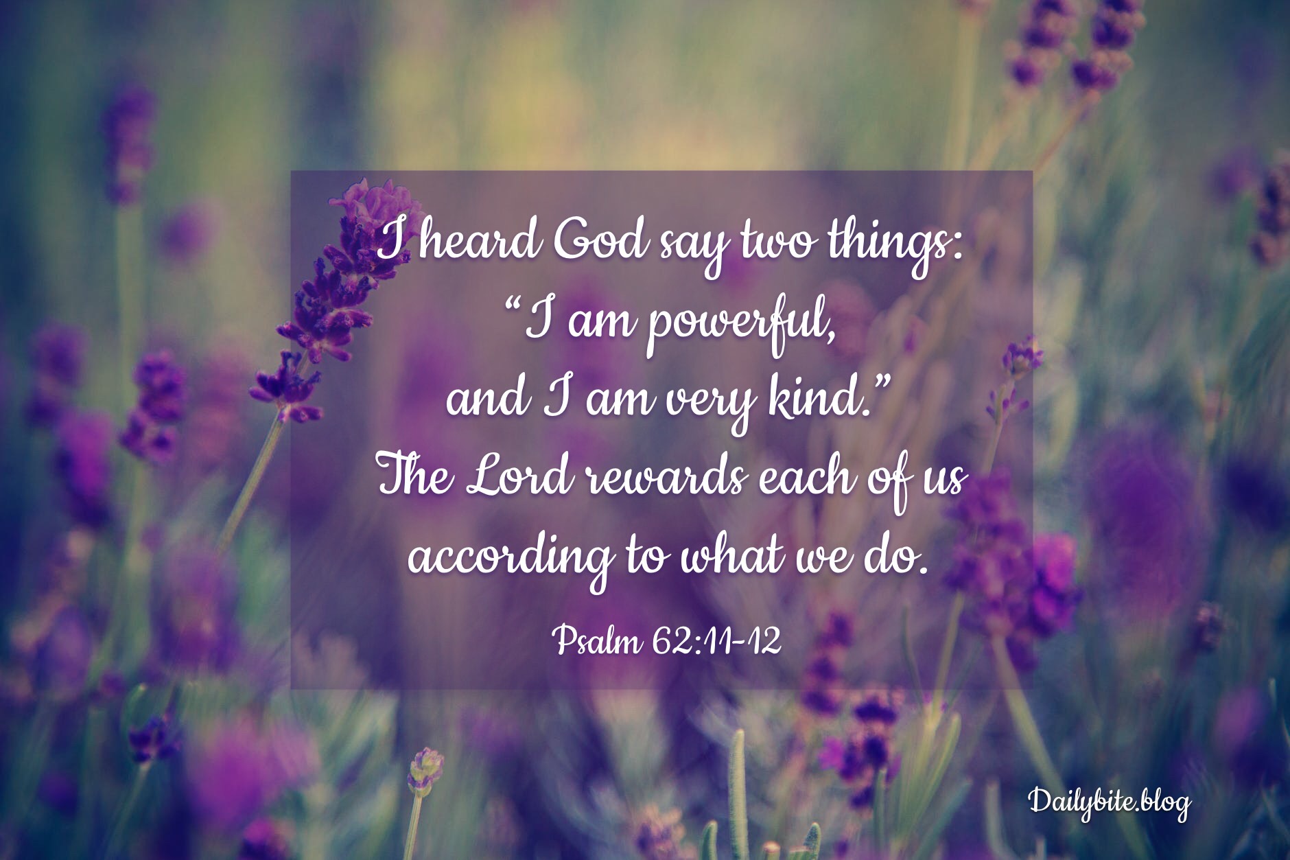 Day 62, Psalm 62 | Daily Bite